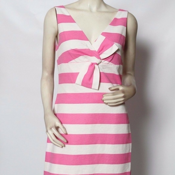 Kate Spade Dresses Kate Spade Striped Pink Silverscreen Dress