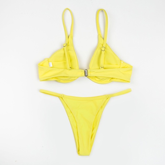 Swim Gabriella Bikini Set Yellow Poshmark