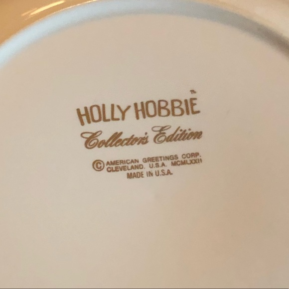 Holly Hobbie Accents Vintage Holly Hobbie Collectors Edition Plate