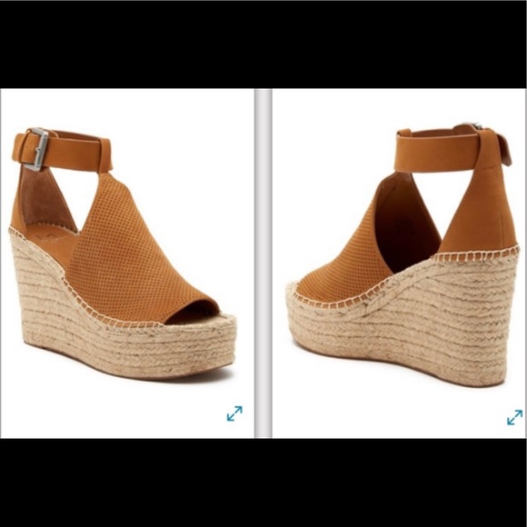 Marc Fisher Shoes Marc Fisher Ltd Annie Perforated Espadrille Wedge