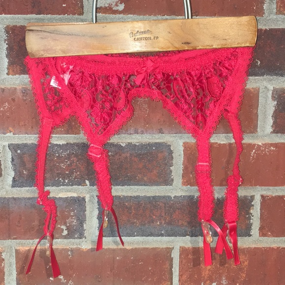 Trendsetters Intimates And Sleepwear Vintage Garter Belt Sexy Red