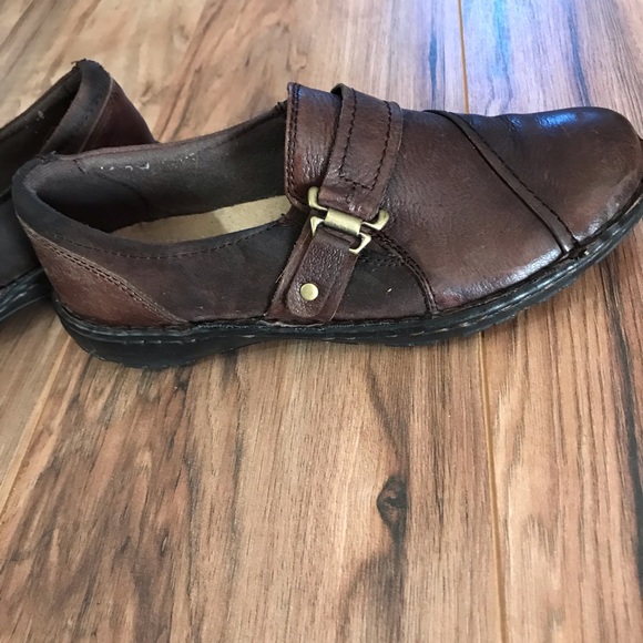 Earthbound Shoes Womens Brown Leather Flats Poshmark