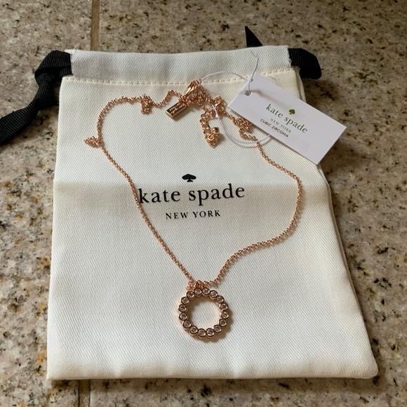 Kate Spade Jewelry Nwt Kate Spade Full Circle Cz 6 Necklace Poshmark