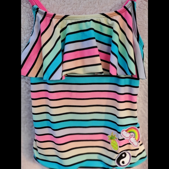 Arizona Jean Company Swim Arizona Girls Rainbow With Ruffle