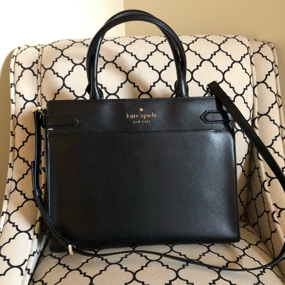 New Kate Spade Black Staci Large Munimorogobpe