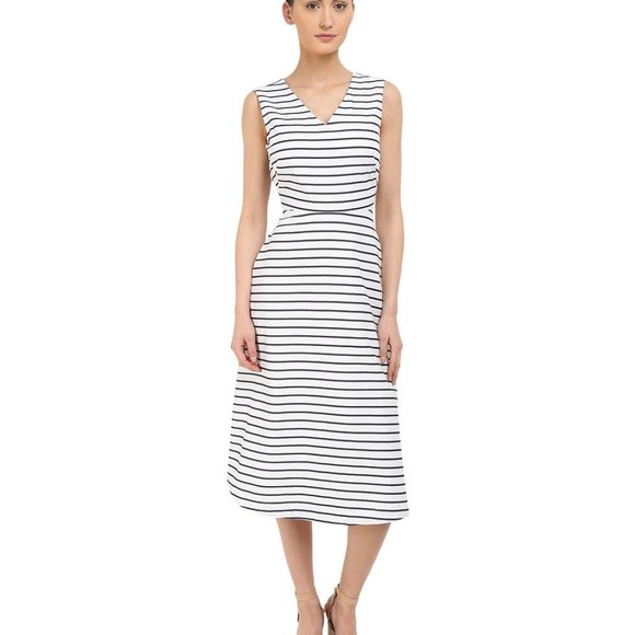 Kate Spade Dresses Kate Spade Broome St Striped Midi Dress Poshmark