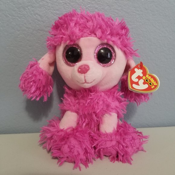 Ty Toys Ty Beanie Boos Patsy The Pink Poodle 6 Plush Dog Poshmark