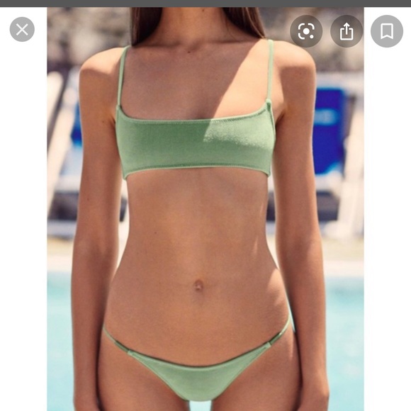 Triangl Swimwear Swim Iso Triangl Kiara Bikini In Green Poshmark