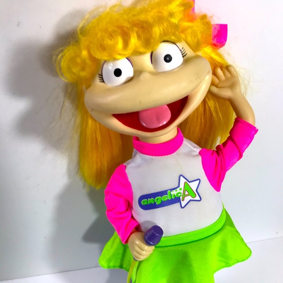 Nickelodeon Toys Vintage Rugrats Angelica Karaoke Toy Poshmark