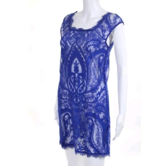 Nicole Miller Dresses Artelier Nicole Miller Purple Lace Ocean