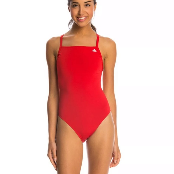 Adidas Swim Adidas Solid Vortex Back One Piece Swimsuit 36 Poshmark