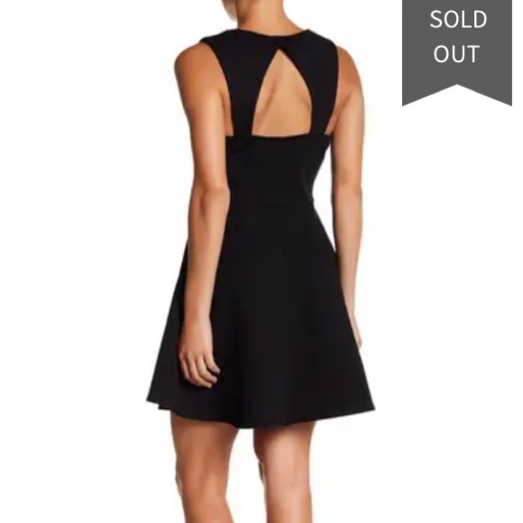 The Vanity Room Dresses Nwt The Vanity Room Black Ponte Sweetheart