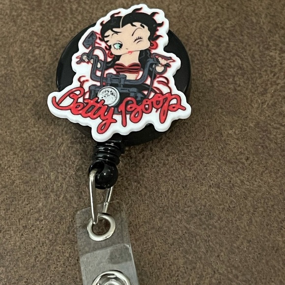 Accessories Betty Boop Badge Reel Poshmark