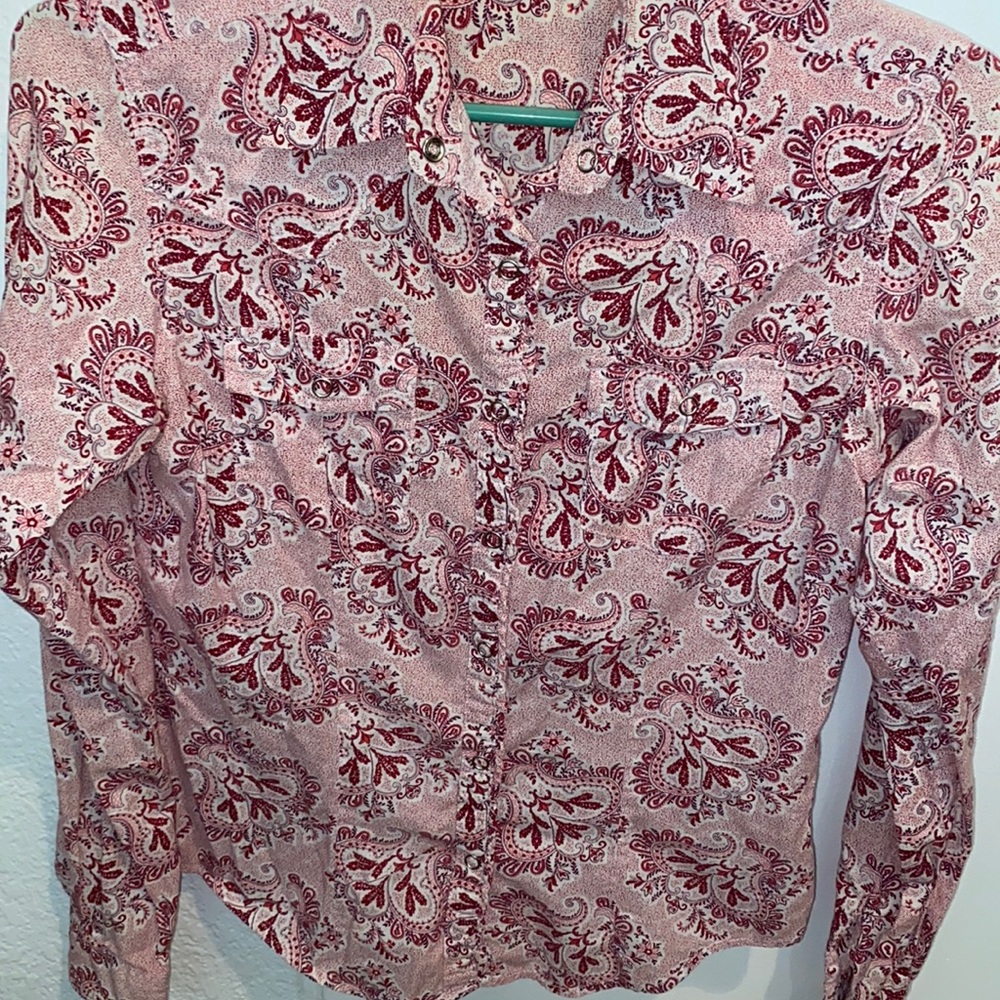 Cruel Girl Western Cowgirl Button Up Gem