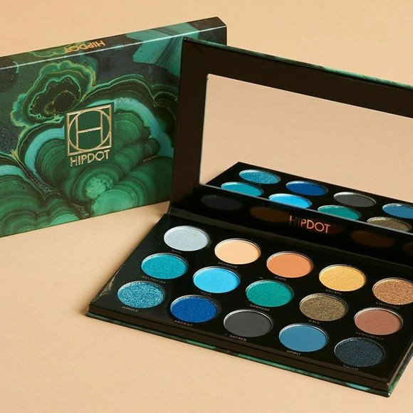 Hipdot Makeup Hipdot Cenote Pressed Eyeshadow Palette 5 Shades Full