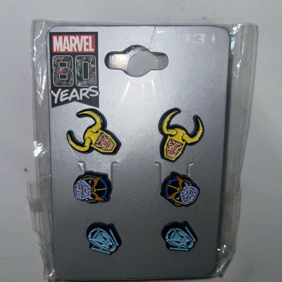 Marvel Jewelry Marvel Villains 8 Years Anniversary Stud Earrings