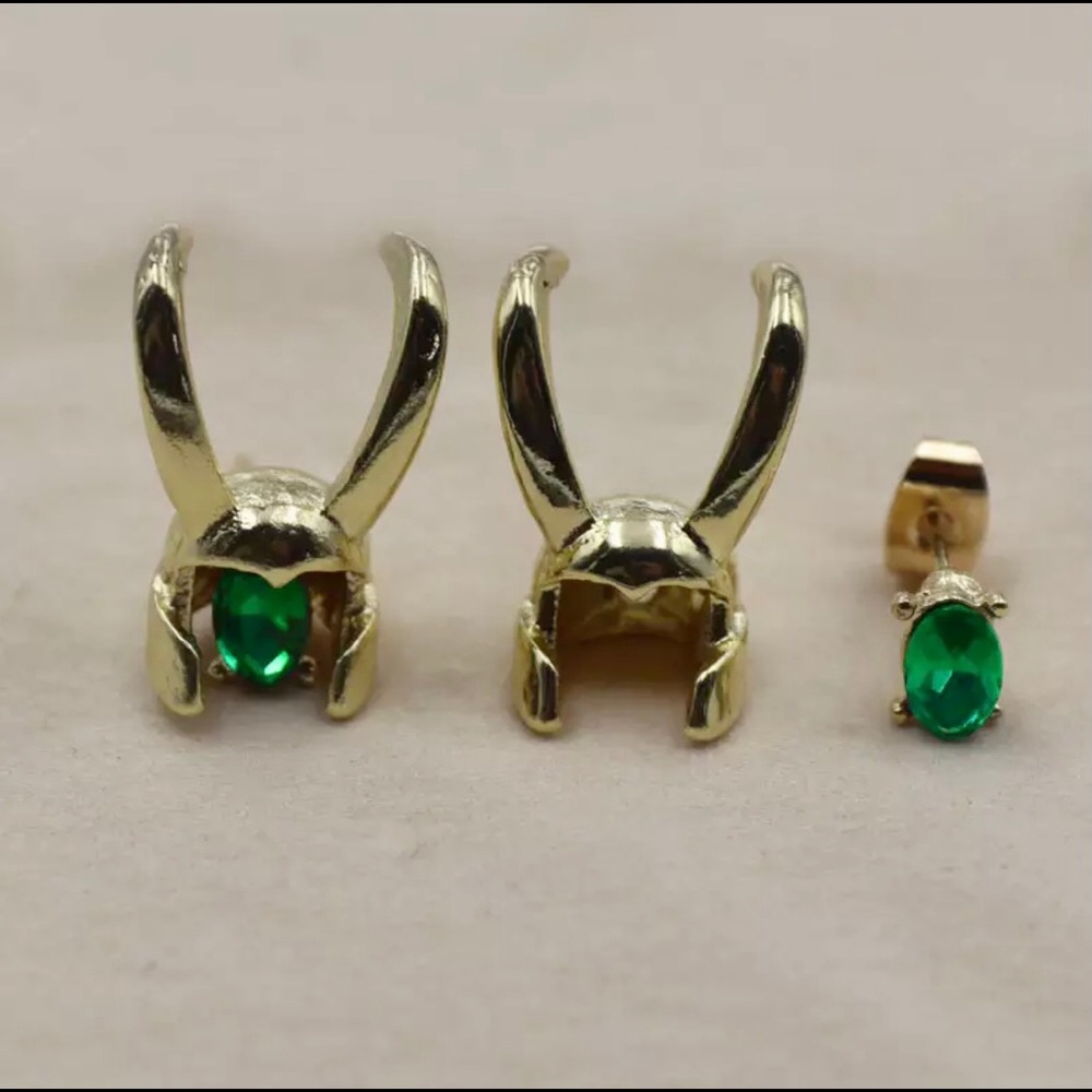 Marvel Loki Earrings Gem