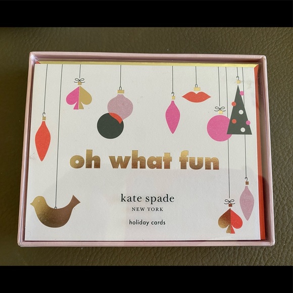 Kate Spade Holiday Kate Spade Christmas Cards Poshmark