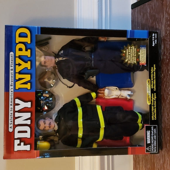 Toys Hpfdny Firefighter Nypd Officer 20112 Action Figure 911 Memorial