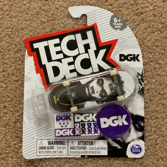 Tech Deck Toys Tech Deck Fingerboard Skateboard Dgk Series Nyjah