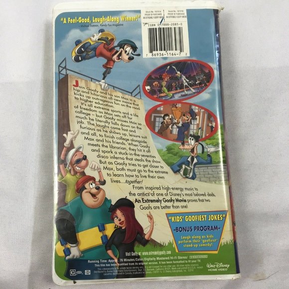 Media An Extremely Goofy Movie Vhs Clamshell Case Walt Disney Poshmark