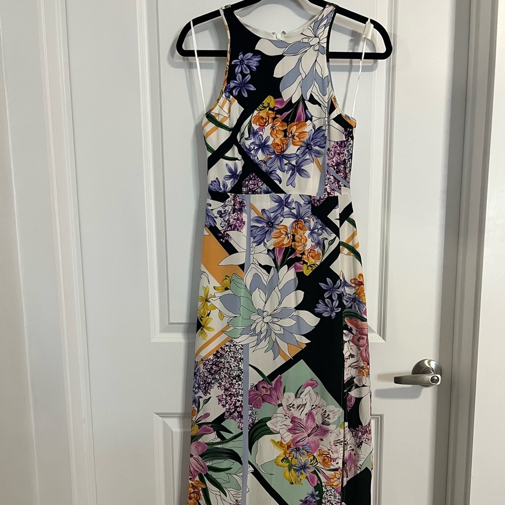 Yumi Kim Floral Rubric Maxi Dress Xs Gem