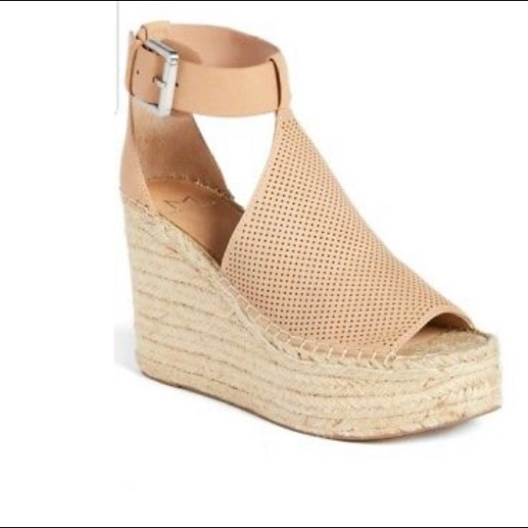 Marc Fisher Shoes Marc Fisher Annie Perforated Espadrille Wedge