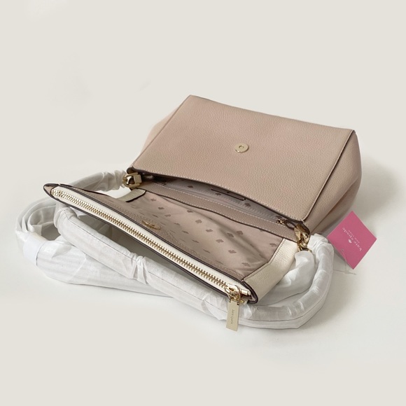 Kate Spade Bags Kate Spade Leila Colorblock Pebbled Leather Flap