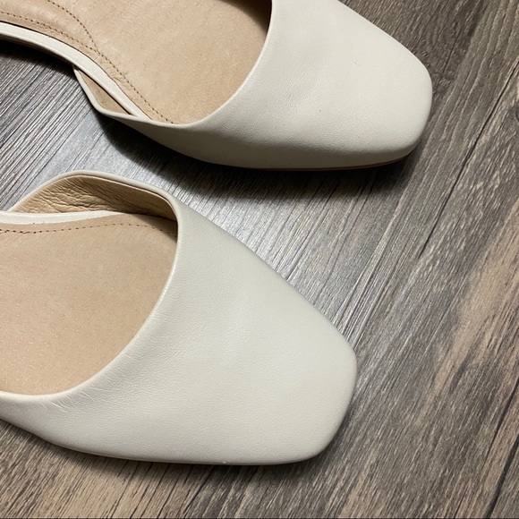 J Jill Shoes Jjill Dorsay Cream Flats Poshmark