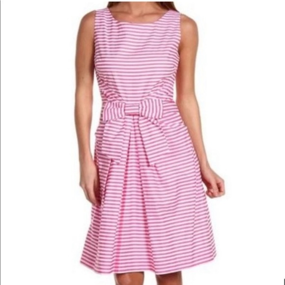 Kate Spade Dresses Kate Spade Jillian Dress Candy Stripe Pink Euc