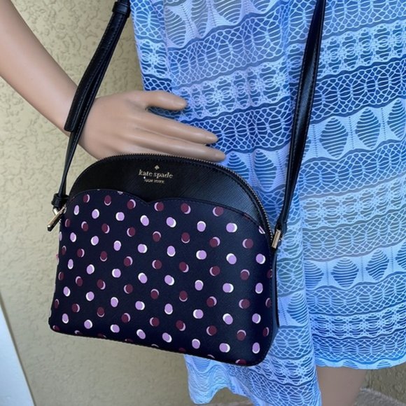 Kate Spade Bags Kate Spade Payton Dome Crossbody With Fiesta Dot