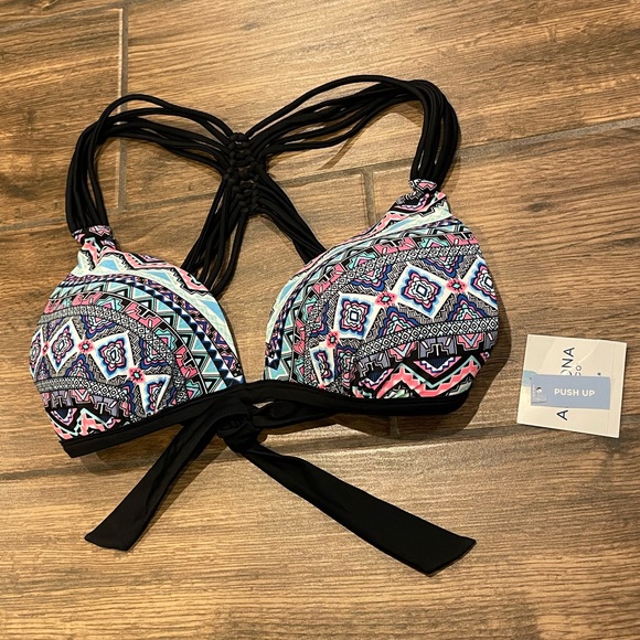 Arizona Jean Company Swim Nwt Arizona Push Up Bikini Top Poshmark