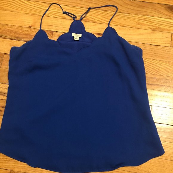 J Crew Factory Tops J Crew Factory Scalloped Cami Poshmark