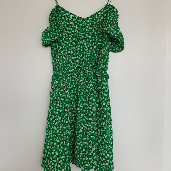 Jessica Simpson Dresses Jessica Simpson Green Floral Dress Poshmark