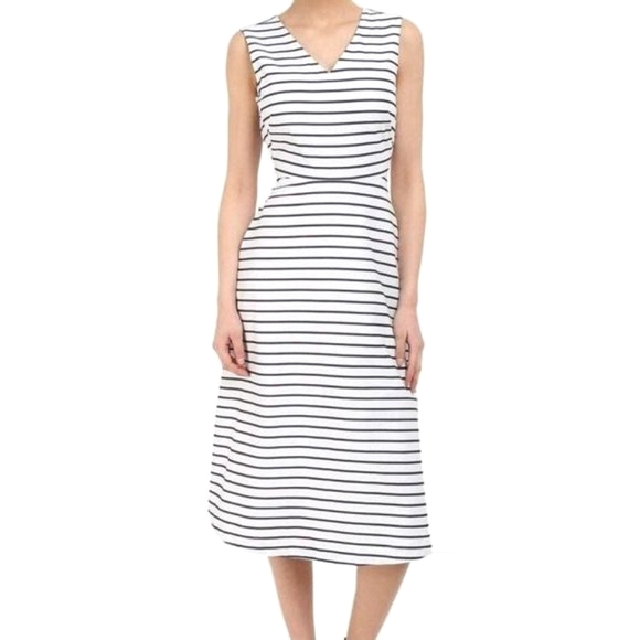 Kate Spade Dresses Kate Spade Broome Street Navy White Stripe Tie