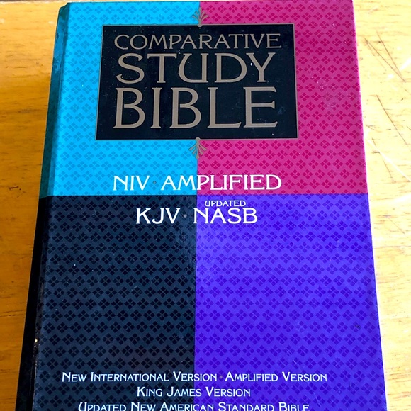 Bible Office Comparative Study Bible Niv Amplified Kjv Nasb