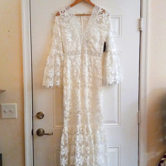 Boston Proper Dresses Boston Proper White Maxi Dress Designer