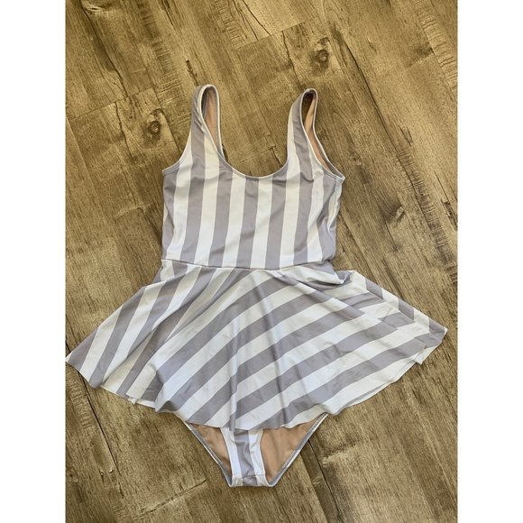 Kortni Jeane Swim Kortni Jeane Swimsuit Stripe Peplum One Piece