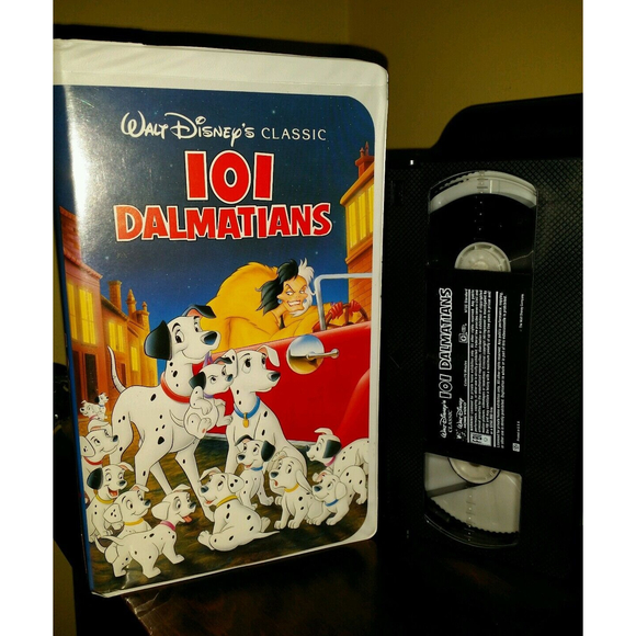 Disney Media Disney Black Diamond Classic 1 Dalmatians Vhs 1992