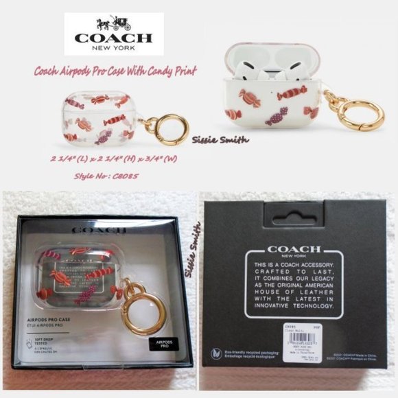 Coach Accessories Coach Airpods Pro Case With Candy Print Poshmark