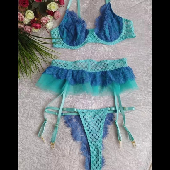 Intimates And Sleepwear New 3 Piece Lace Lingerie Set Poshmark