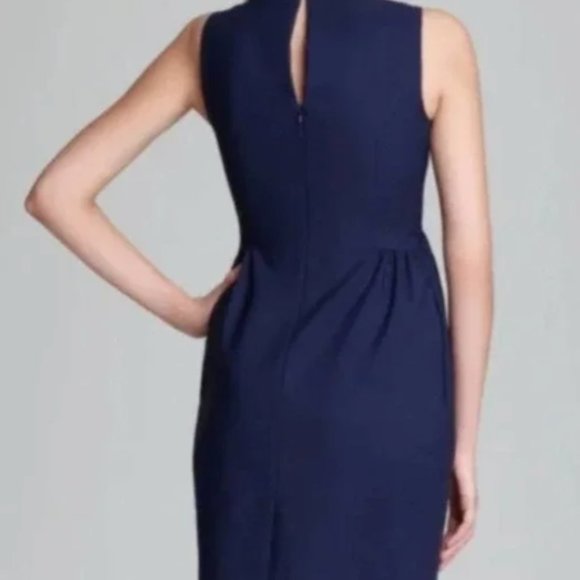 Kate Spade Dresses Kate Spade Rhys Dress Navy Peplum Sheath Poshmark