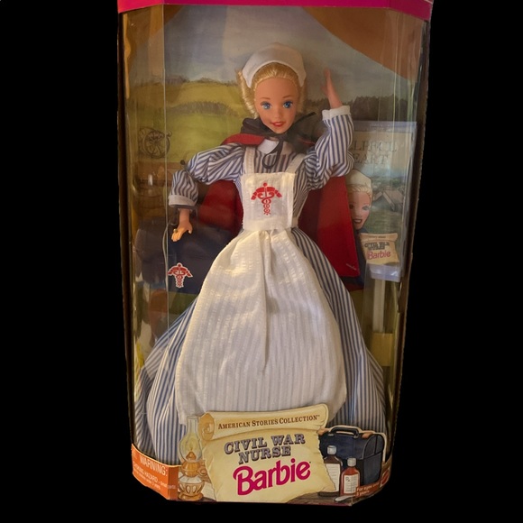 Mattel Toys Nib Civil War Nurse Barbie Poshmark