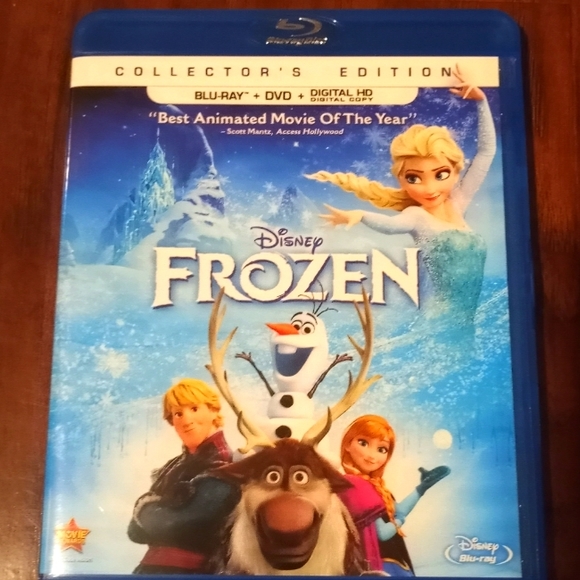 Disney Media Walt Disneys Frozen Collectors Edition On Bluray Dvd
