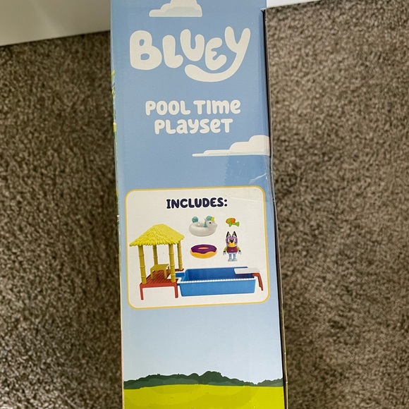 Toys Nib Bluey Pool Time Playset Poshmark