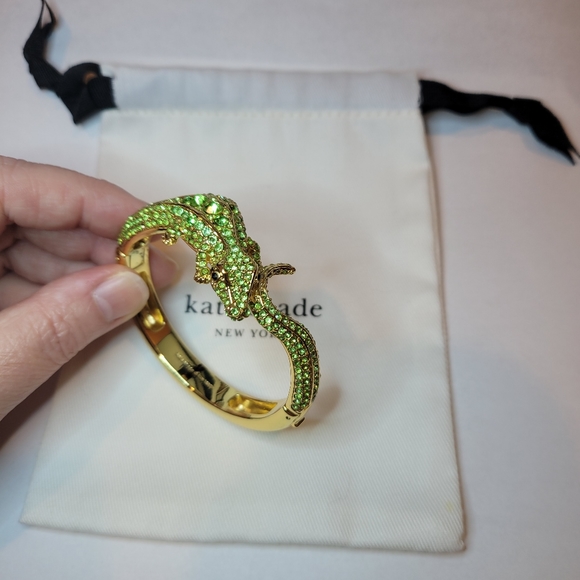 Kate Spade Jewelry New Kate Spade Swamped Pav Alligator Hinge