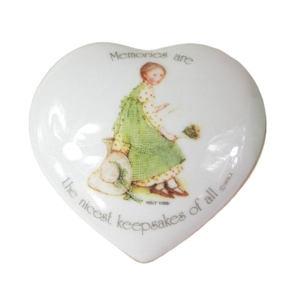 Holly Hobbie Accents Vintage Holly Hobbie Genuine Porcelain Trinket