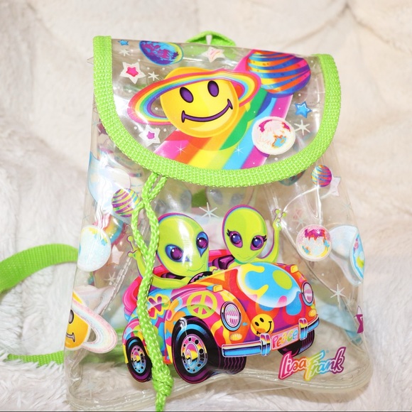 Lisa Frank Bags Vintage Lisa Frank Zoomer Zorbit Aliens Vw Backpack