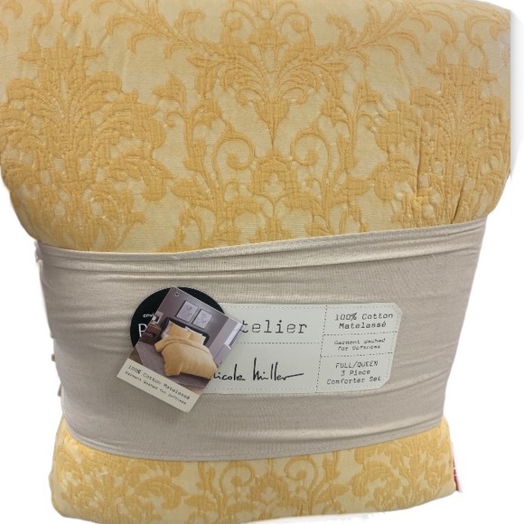 Nicole Miller Bedding Artelier Nicole Miller Yellow Fullqueen