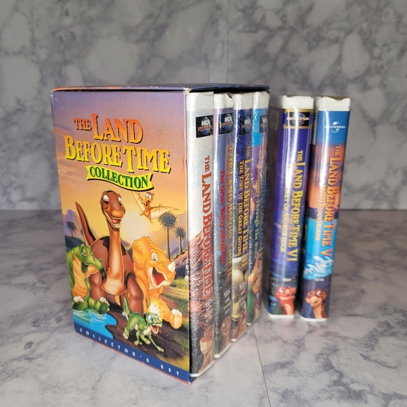 Universal Media Land Before Time Vhs Collectors Set 9s Vintage